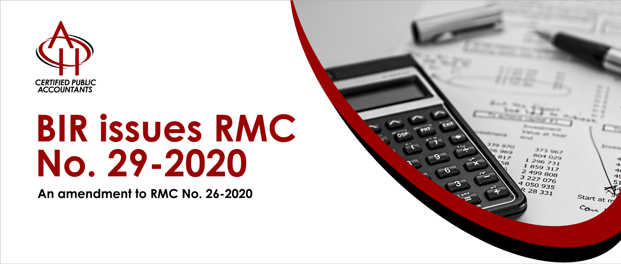 BIR Issues RMC No. 29-2020 relative to Extended Tax Filing Deadlines