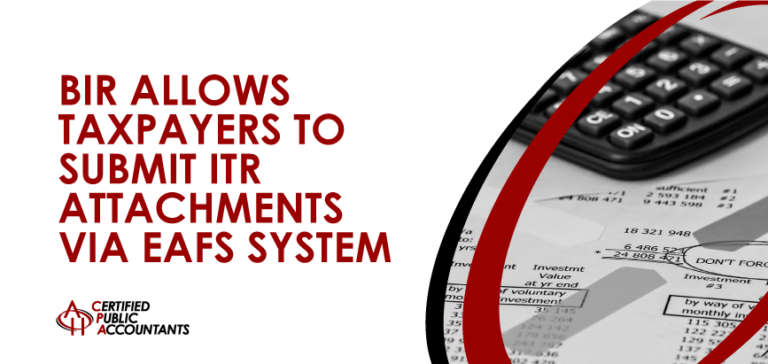 BIR Advises Taxpayers to Submit ITR Attachments Via the eAFS System