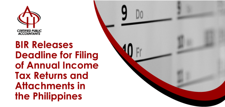 BIR Releases Deadline for Filing of Annual Income Tax Returns